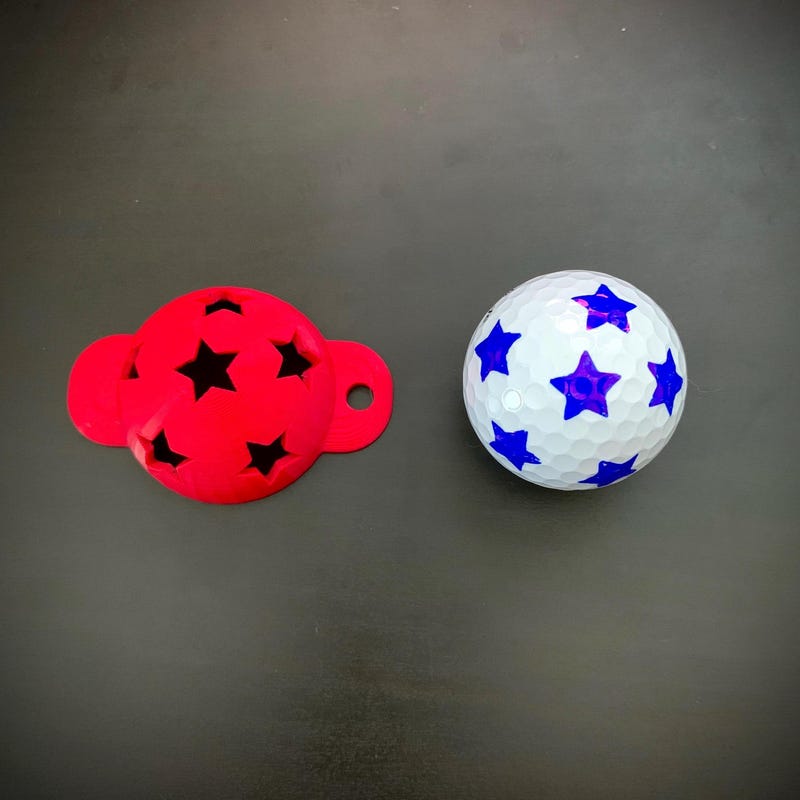 Golf Ball Stencil - Etsy
