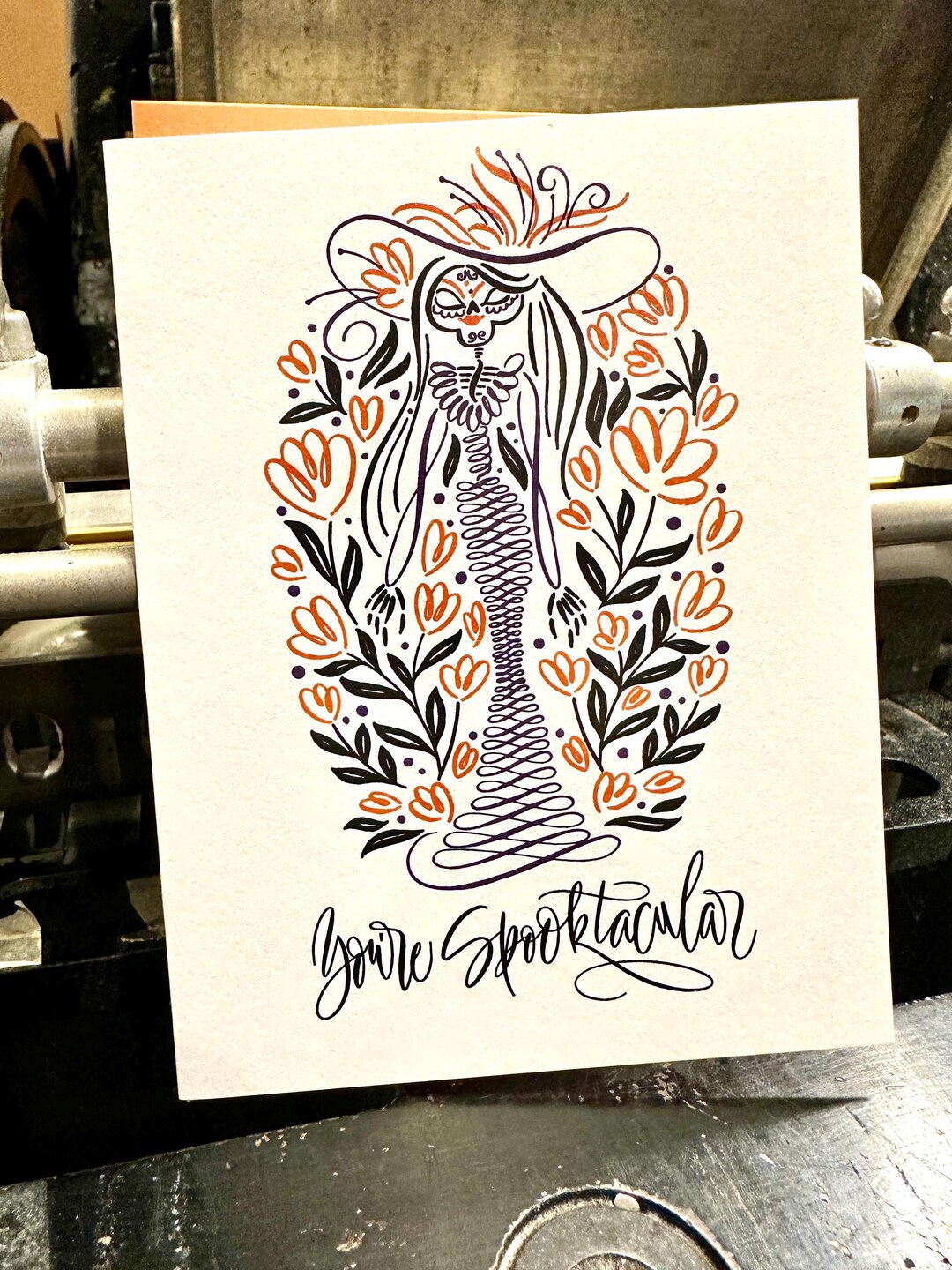 You're Spooktakular-la Catrina, Happy Halloween, Greeting Card ...