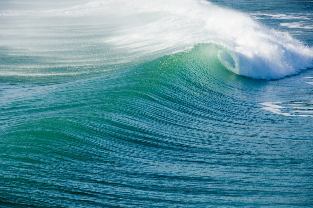Blue Wave Art Photograph: Hawaiian Surf Decor (28x38 Hand Numbered ...