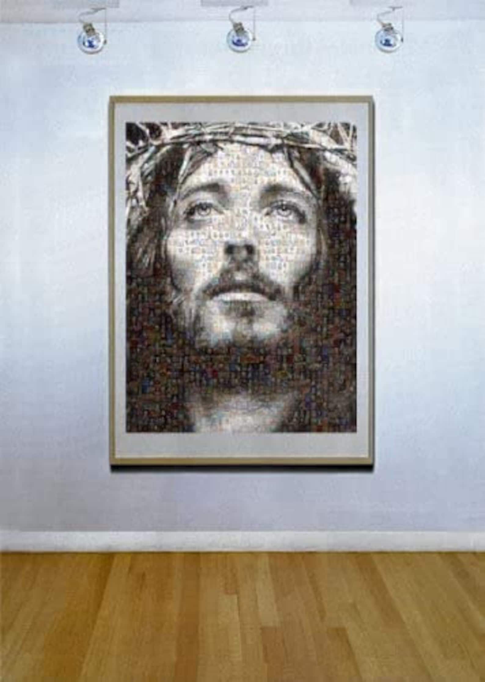 Jesus Christ HUGE Mosaic Collage of Jesus Photos by Michael Verlangieri ...