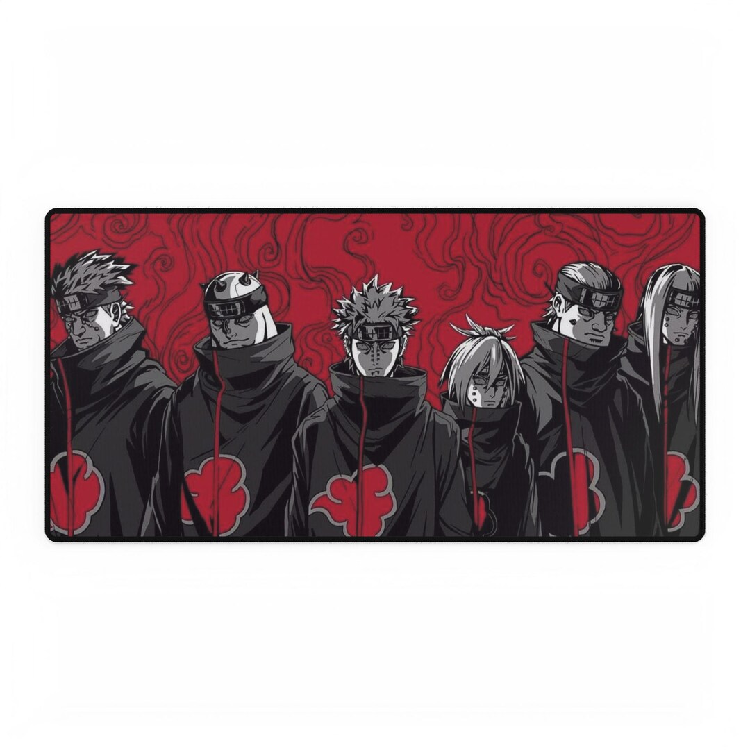 Naruto Akatsuki Desk Mats - Etsy