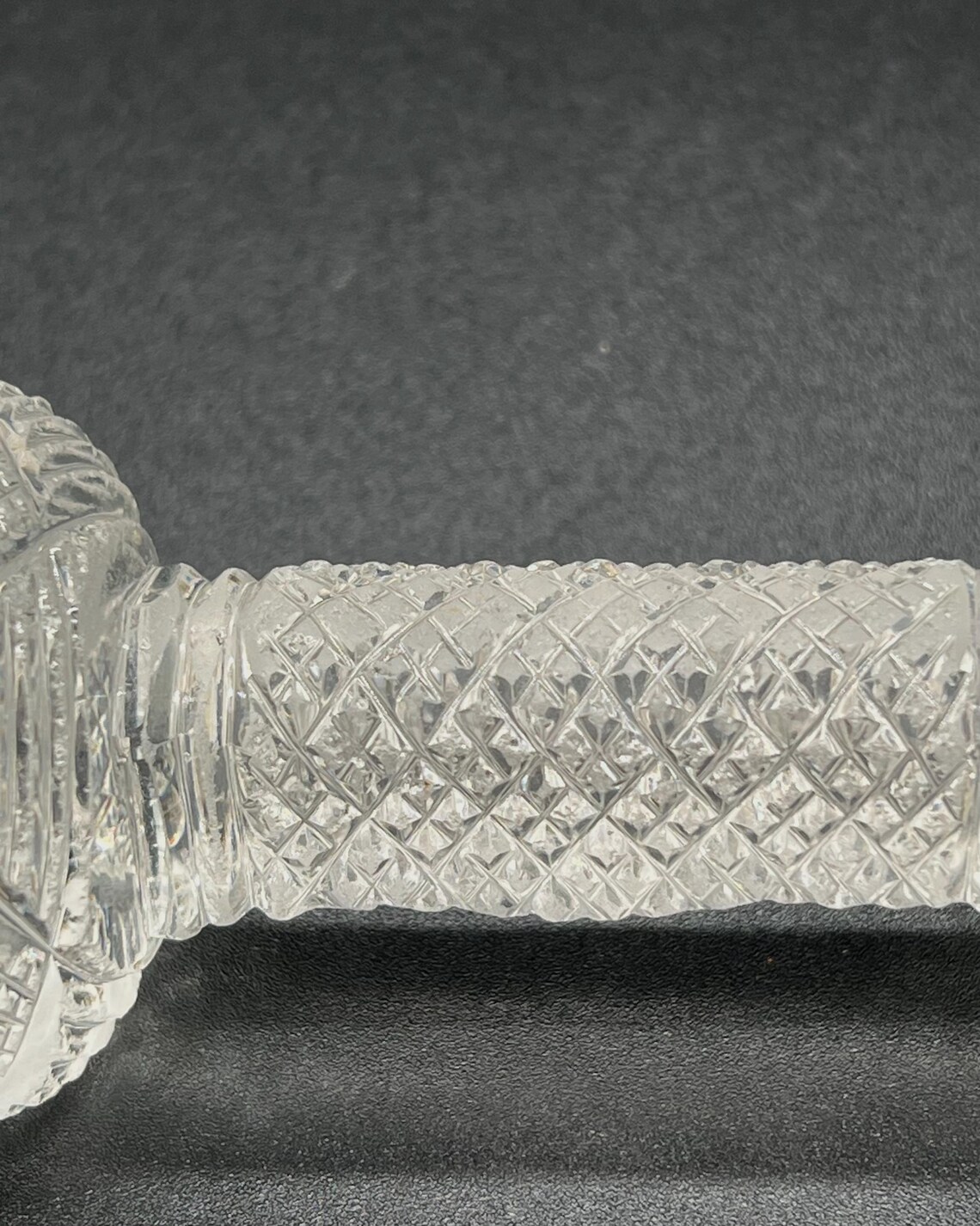 Antique Cut Glass Knife Rest Dumbbell Shape Tableware - Etsy
