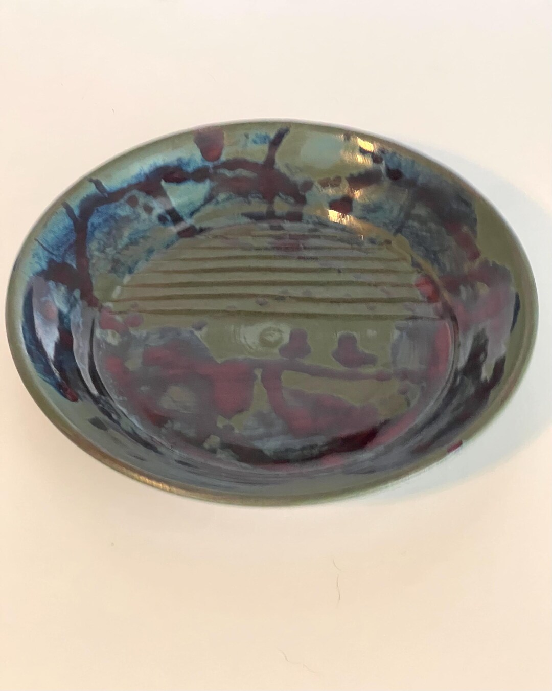 Studio Pottery Susan Rodrigue Garlic Mincer Dish Prairieville LA - Etsy