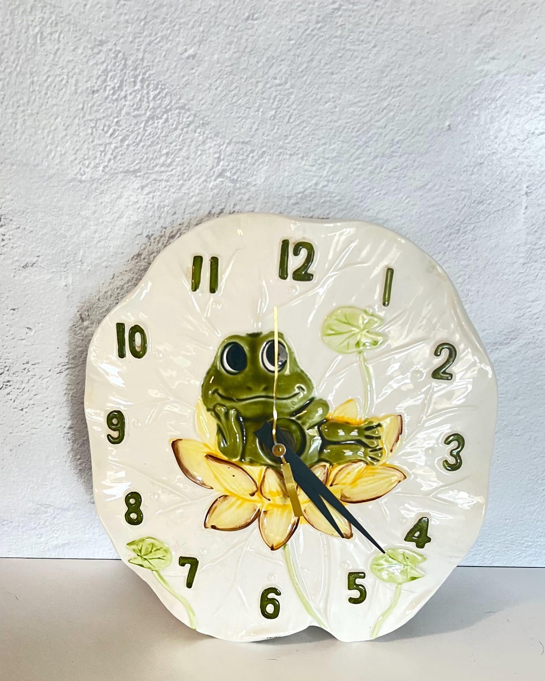 Rare Vintage Neil the Frog Lily Pad Clock - Sears Roebuck Co 1970s - Etsy