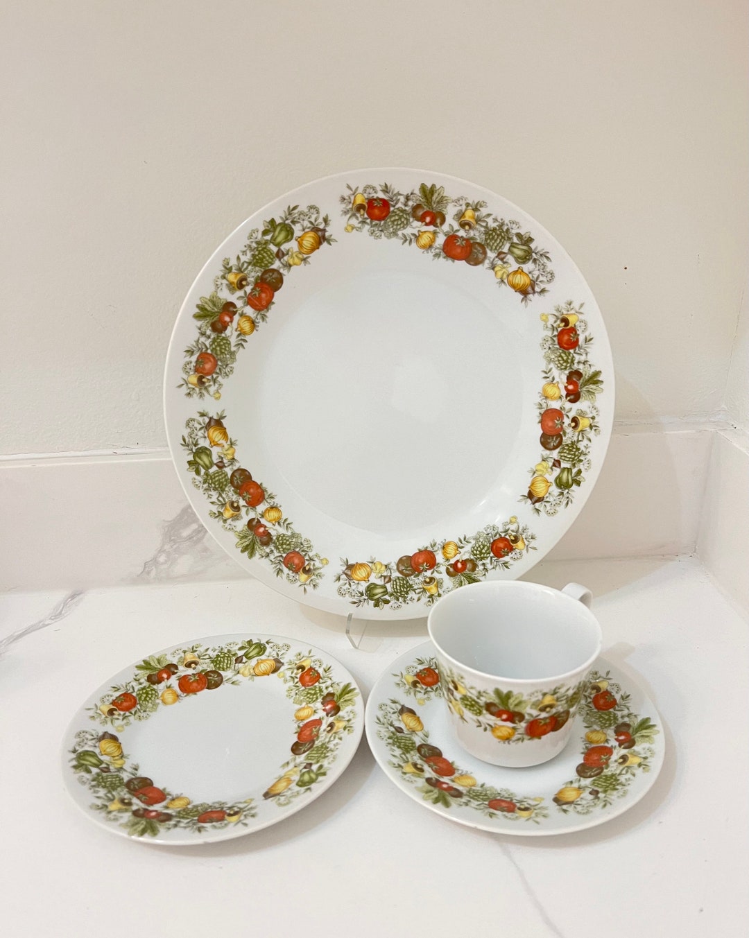 Spice of Life Dinnerware Made in Japan - Matches Corning Ware - Etsy