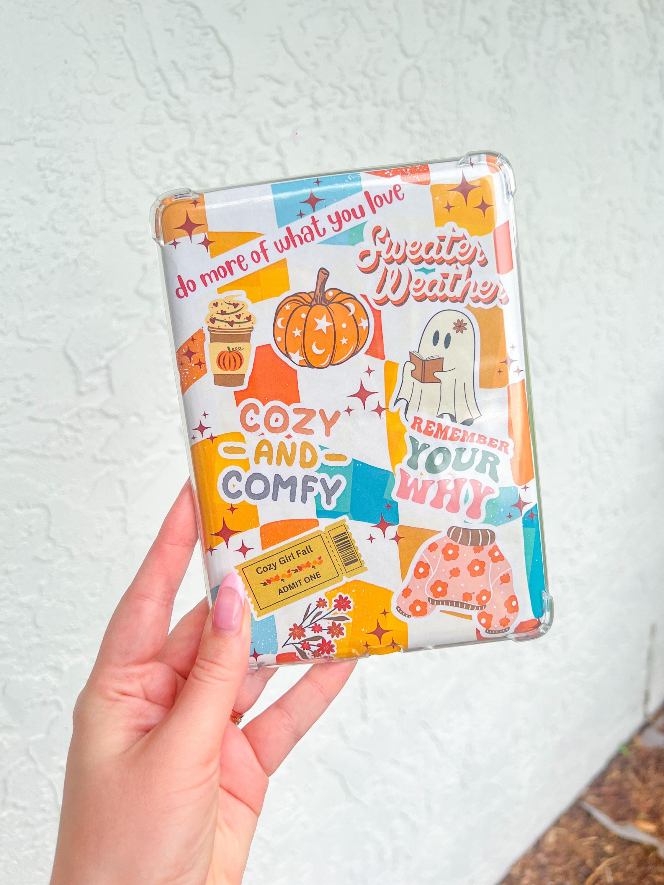 FALL THEMED Checkered Kindle Insert for Clear Case - Printable - Paper ...