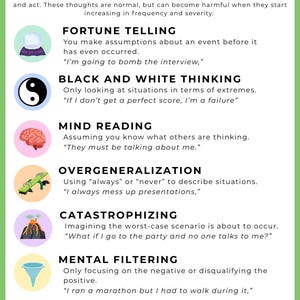 Cognitive Distortions - Etsy
