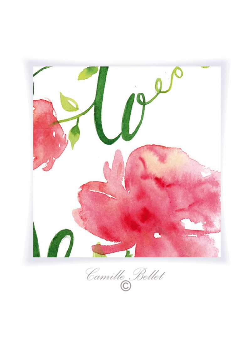 Let Spring Come to Me Art Print From an Original Watercolour ...