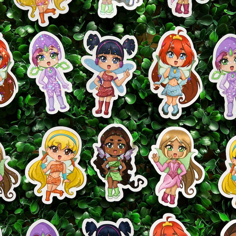 Winx Vinyl Stickers | Winx Club Fan Art - Etsy Ireland