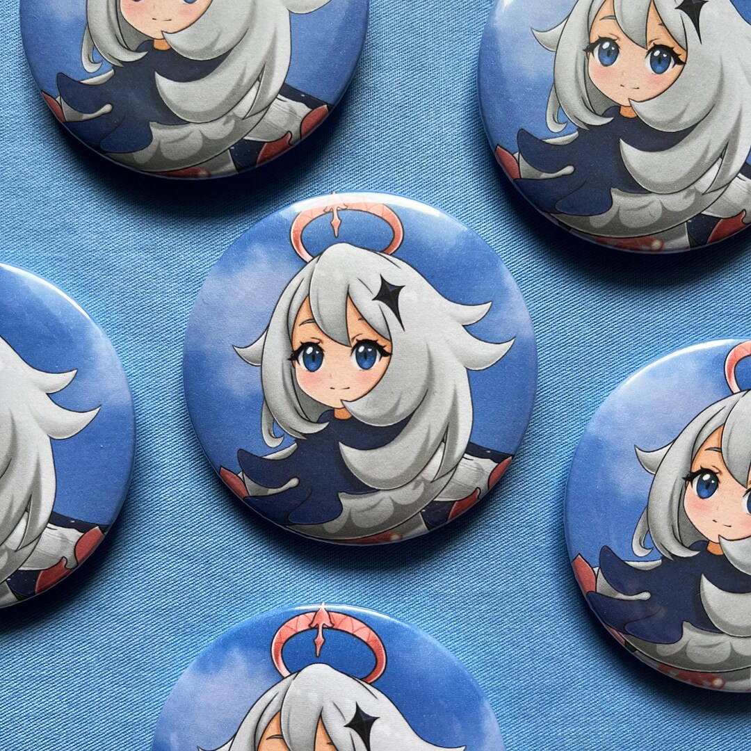 Paimon Maxi Button | Genshin Impact Fan Art - Etsy
