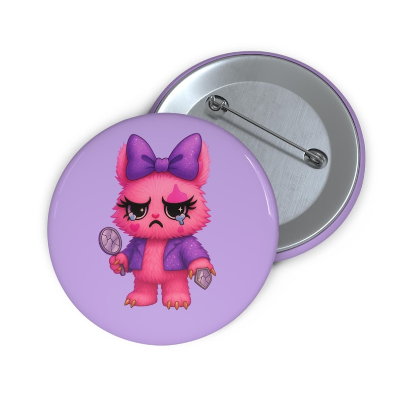 Zuuzuu Plushie Pin – Drama Baddie Button for Soft Girls, Chaoscore ...