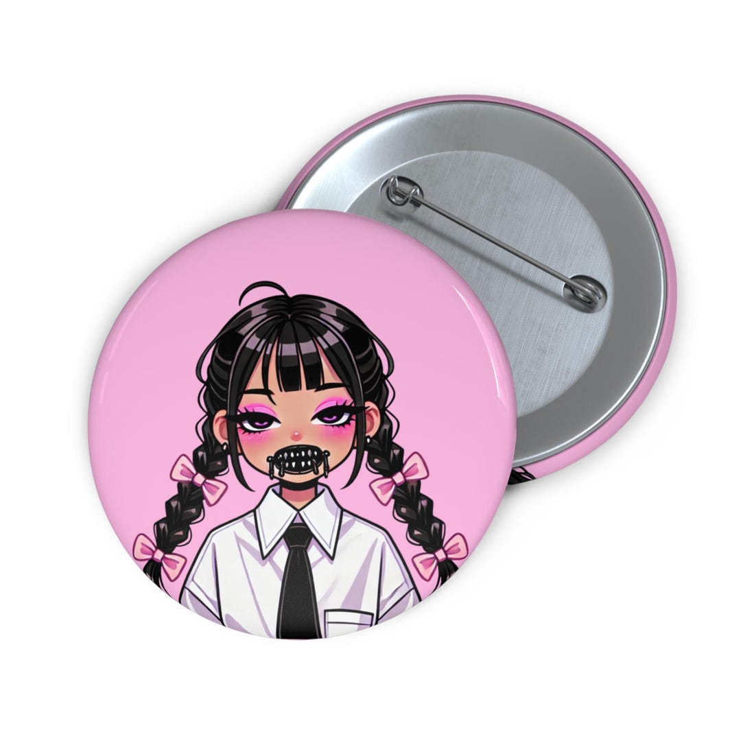 SAILORR Pookie's Requiem Custom Pin Button - Viral Music Anime Pin ...