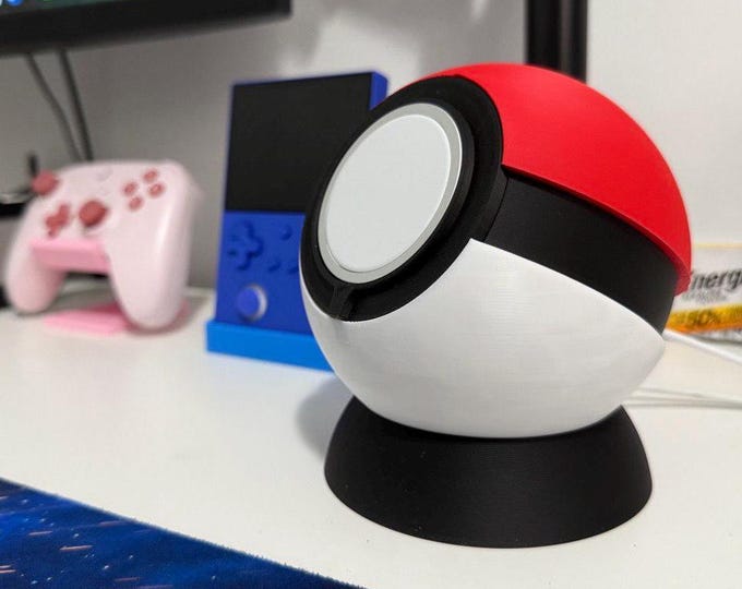 Pokeball Magsafe Charger Stand, Pokemon Magsafe Phone Holder, Anime ...