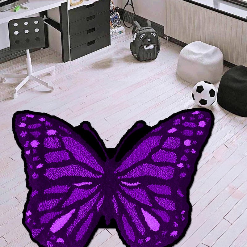 Butterfly Rug - Etsy