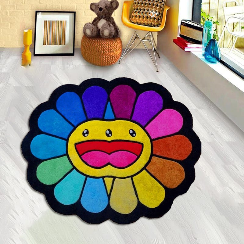 Flower Rug - Etsy