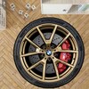 Your Image,personalized,car Rim Rug,boy Room Rug,shaped Carpet,themed ...