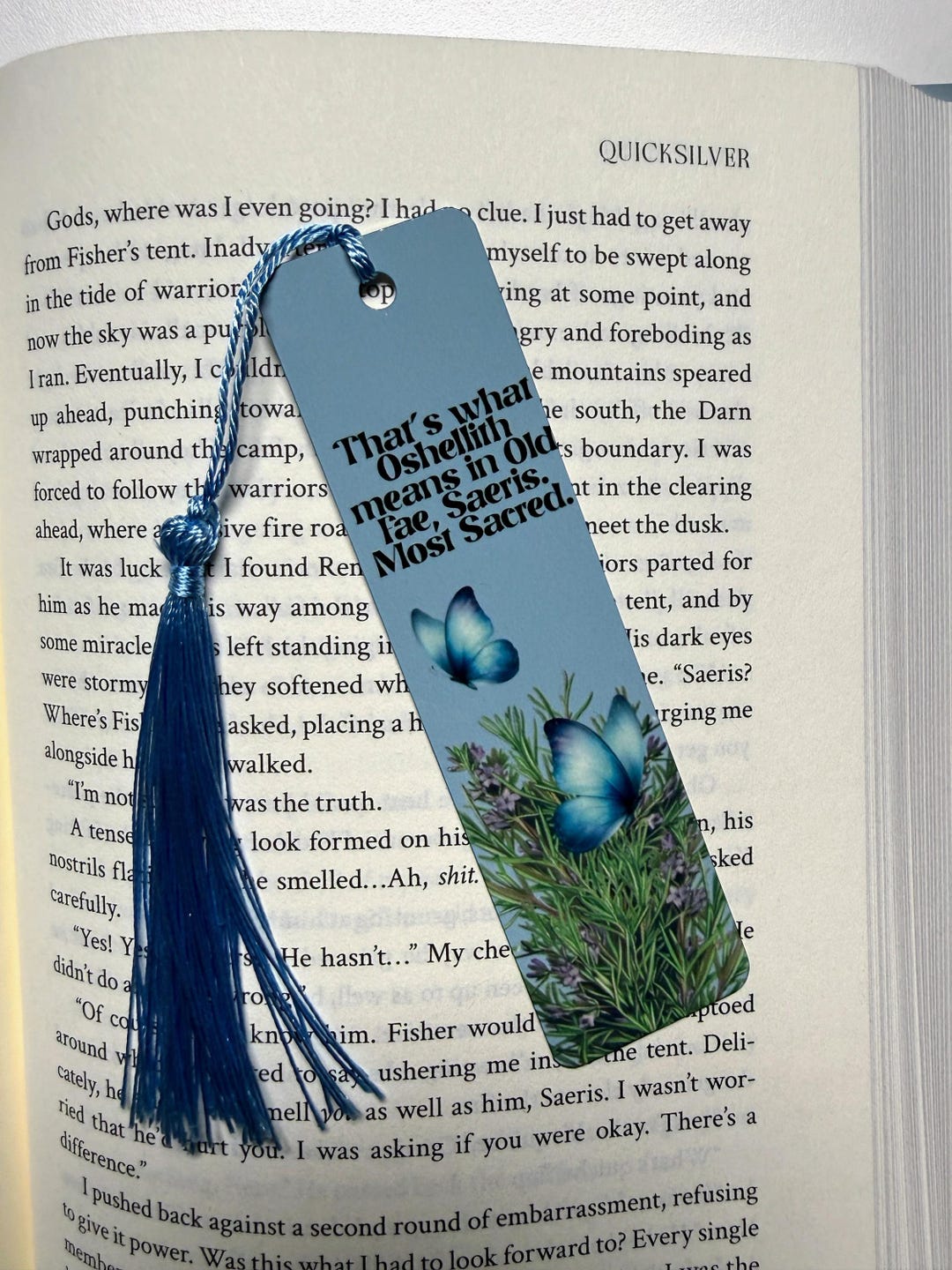 Most Sacred Bookmark- Quicksilver Bookmark - Perfect Gift for Readers ...