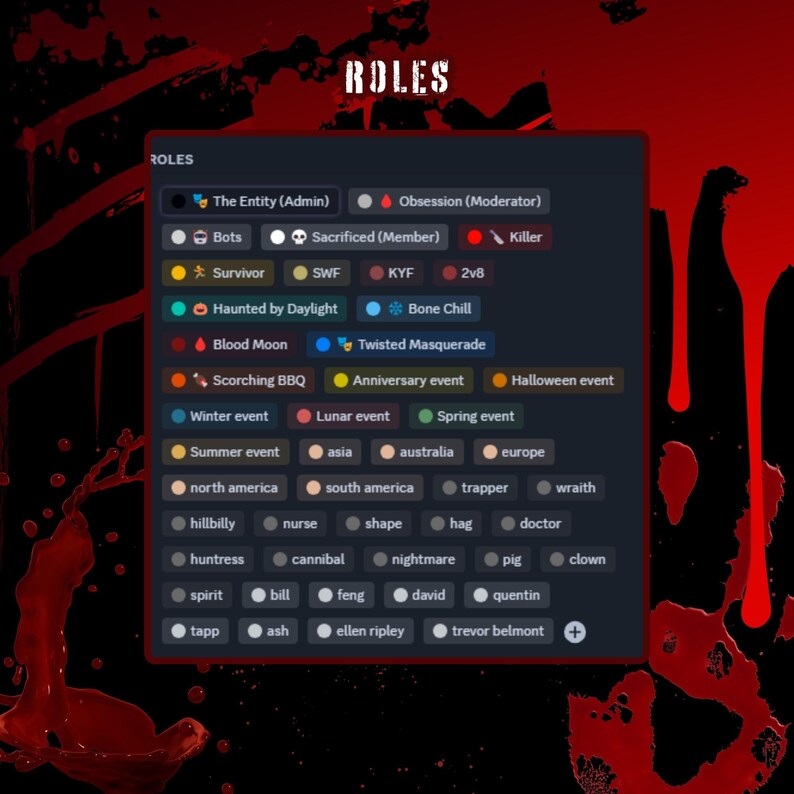 Dead by Daylight Discord Server Template | Gaming, Dbd, Swf, Kyf, Instant Download! - Etsy