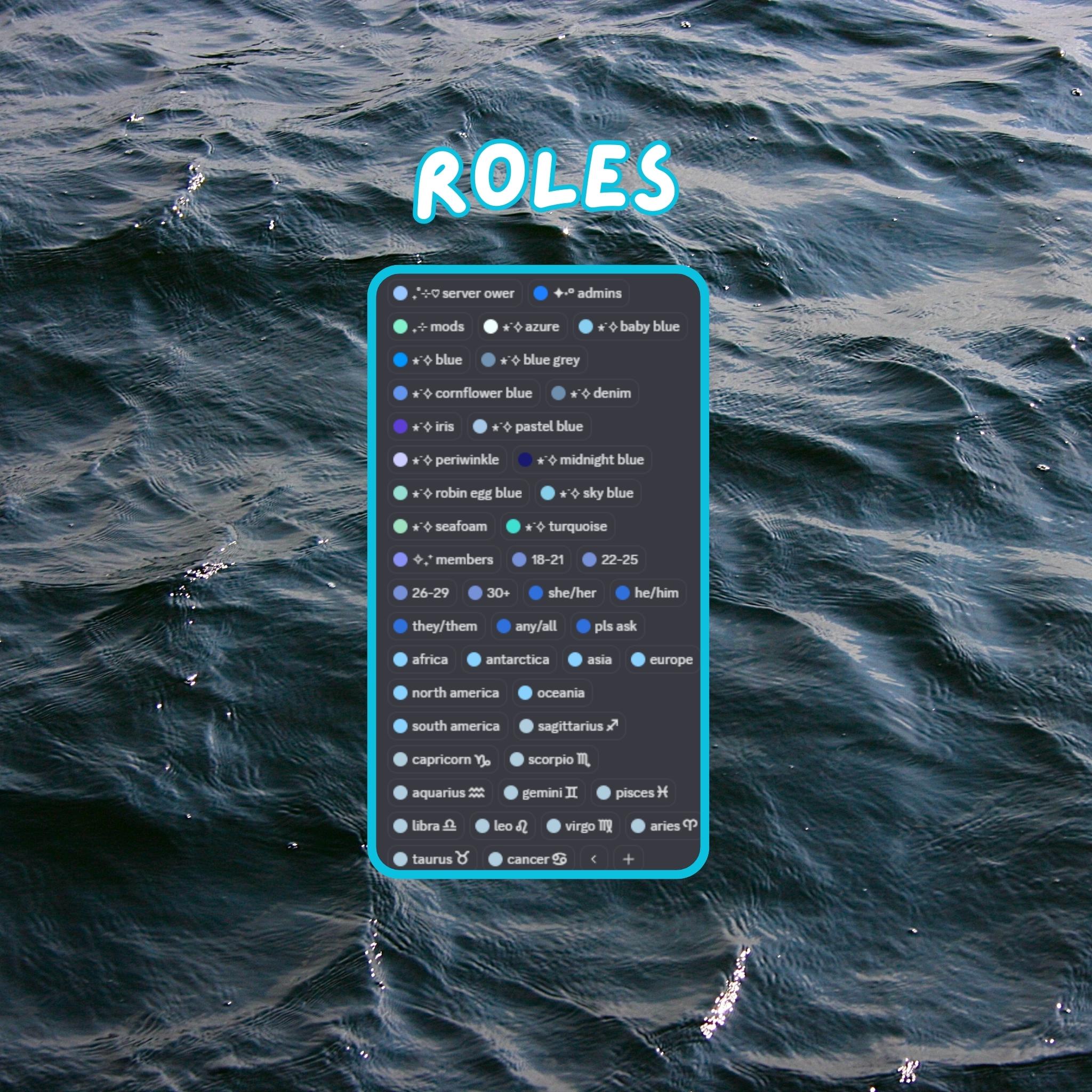 Blue Aesthetic Discord Server Template