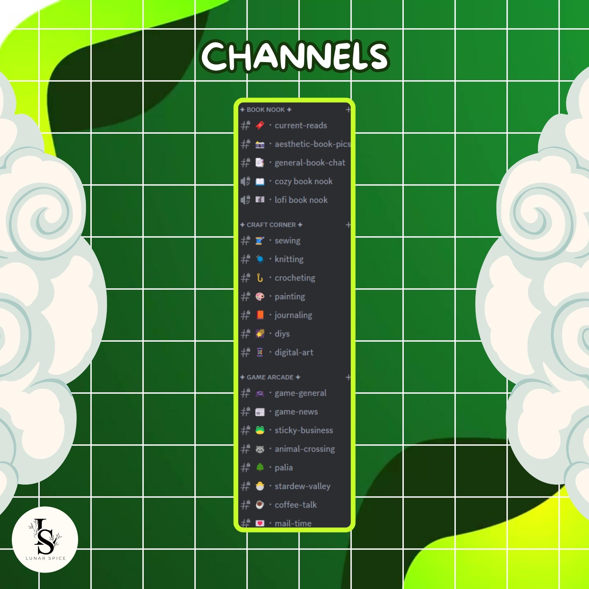 Aesthetic Book Nook Discord Server Template!