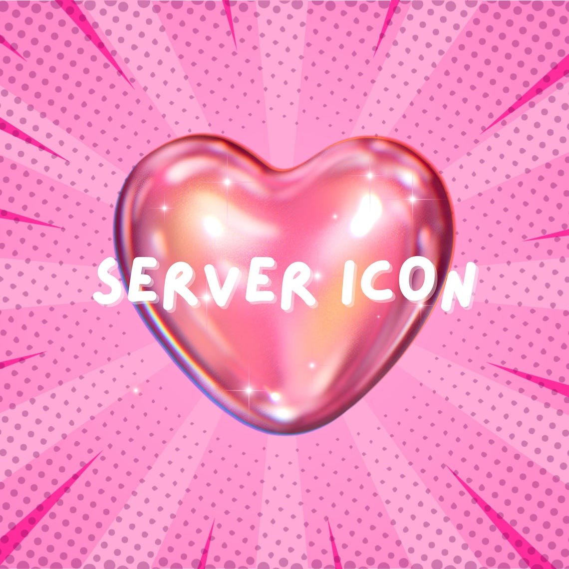 Cute Pink Aesthetic Discord Server Template