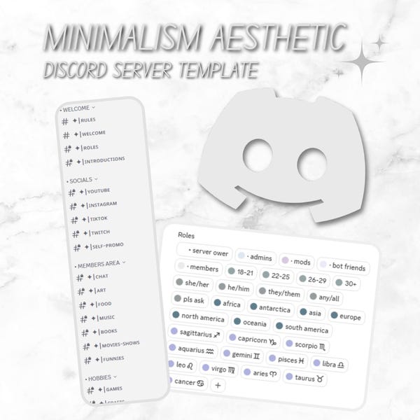 White Discord Banner - Etsy