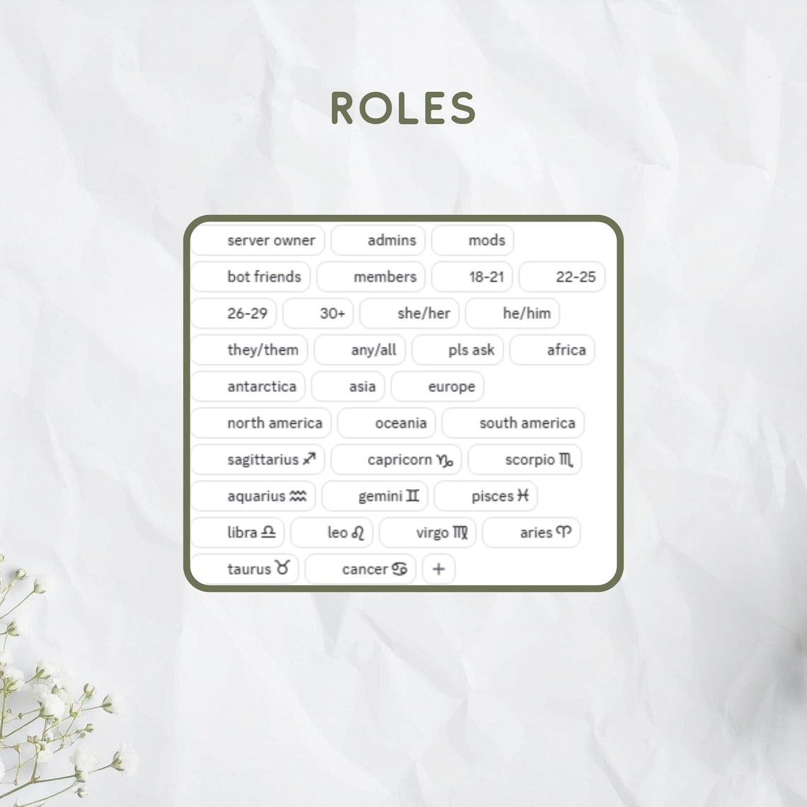 Simplistic Aesthetic Discord Server Template