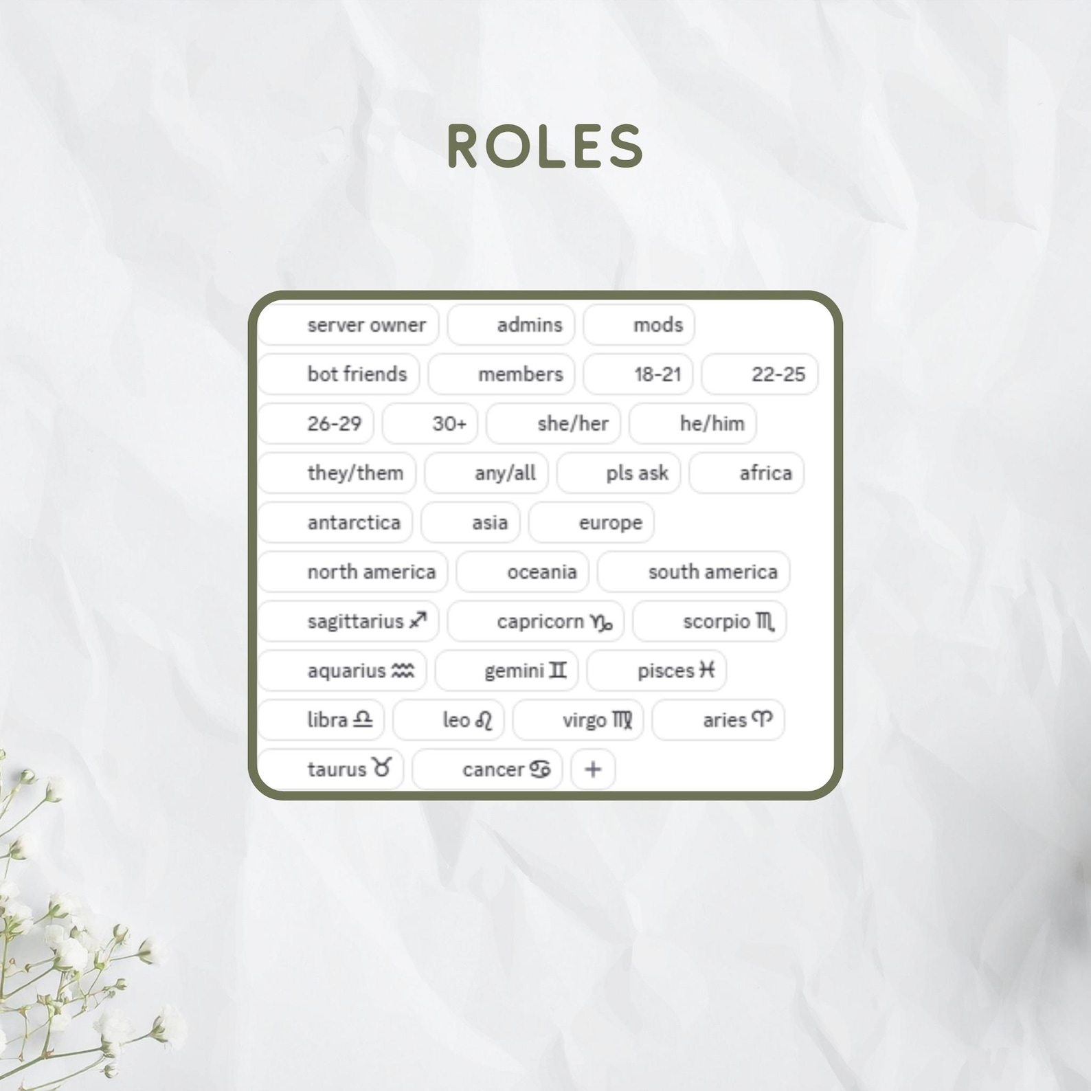 Simplistic Aesthetic Discord Server Template