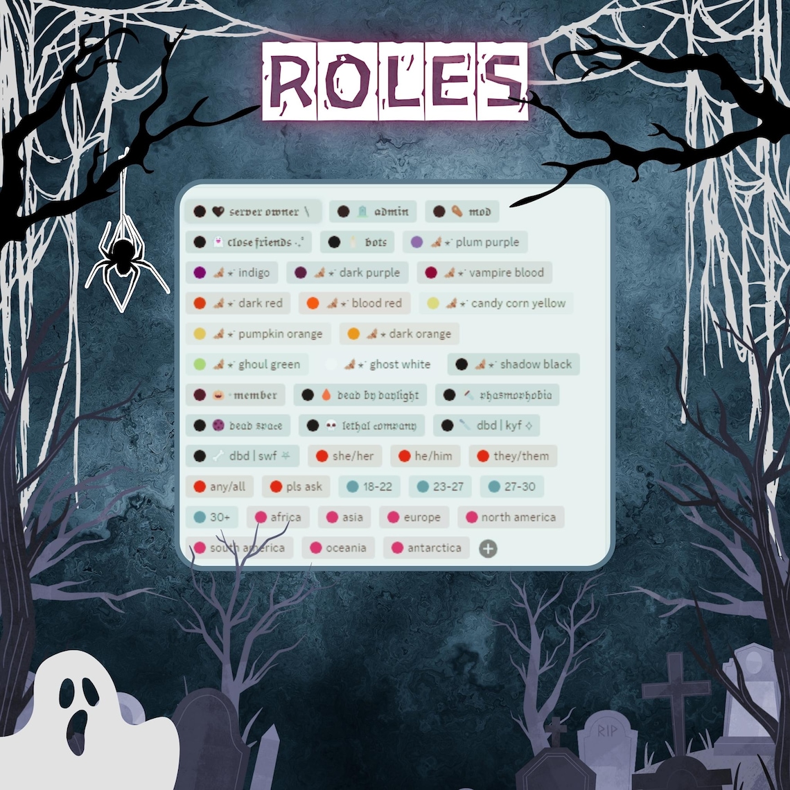 Spooky Discord Server Template: Horror Gaming Theme (instant Download ...