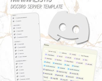 Cute Pink Aesthetic Discord Server Template