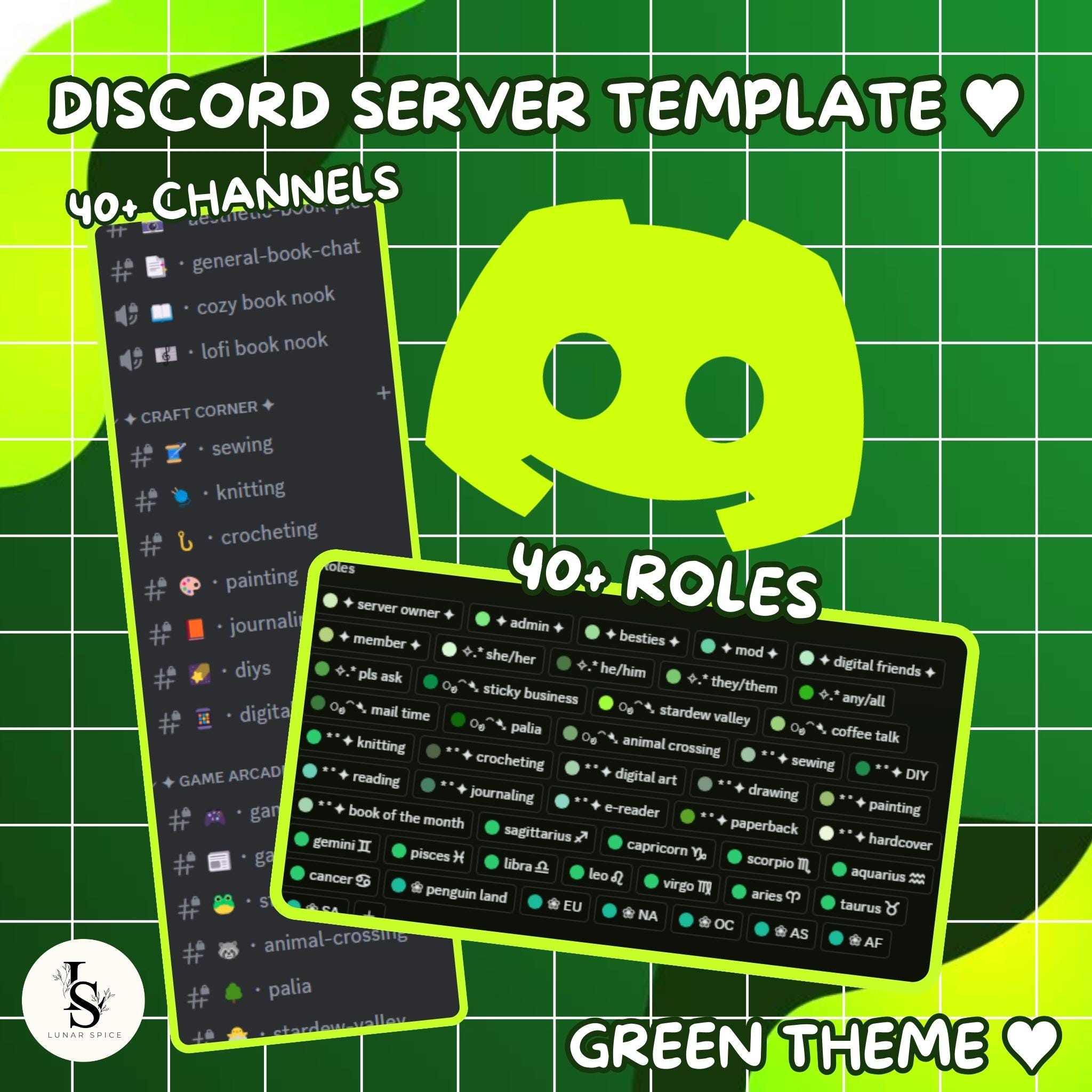 Aesthetic Book Nook Discord Server Template!