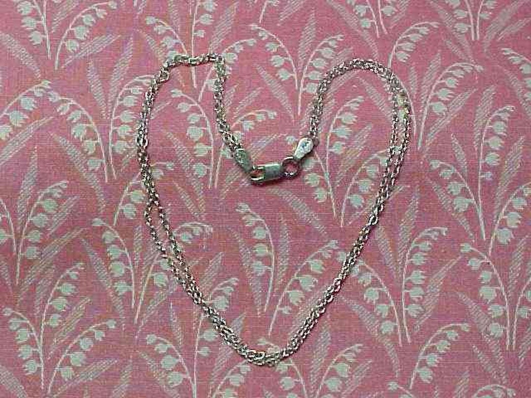 Vintage 925 Sterling Double Rolo Chain Anklet 9 3/4 Inch Length - Etsy