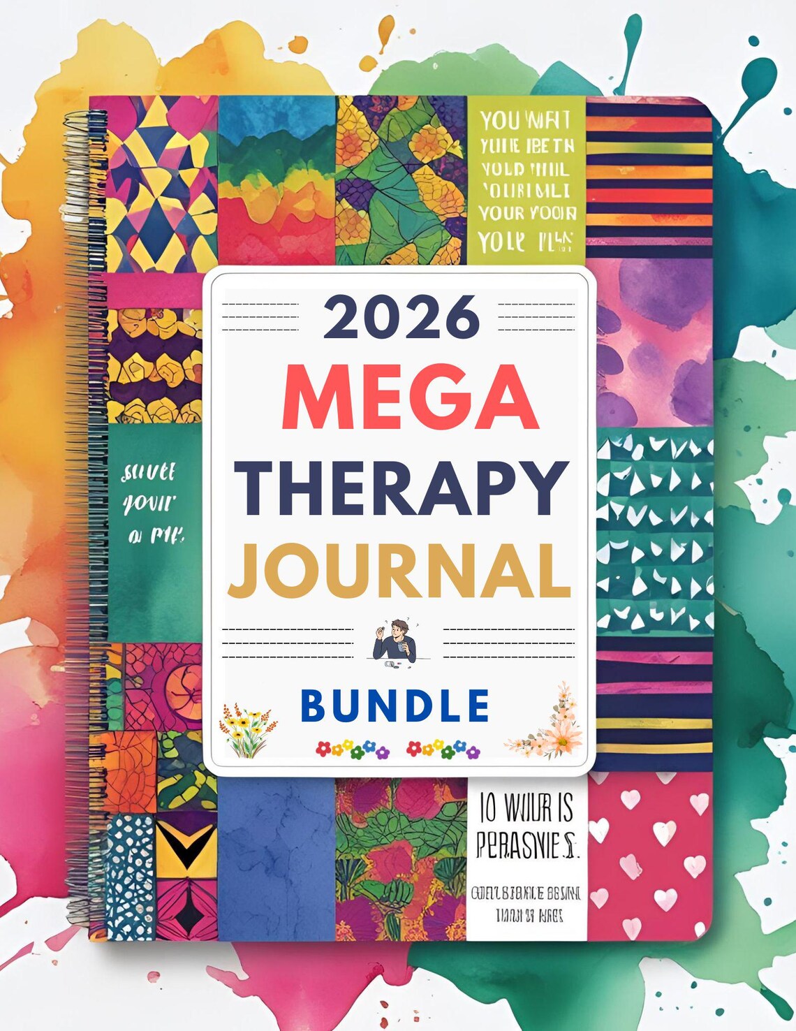 2026 Mega Therapy Journal: Mental Health, Trauma Processing, Anxiety ...