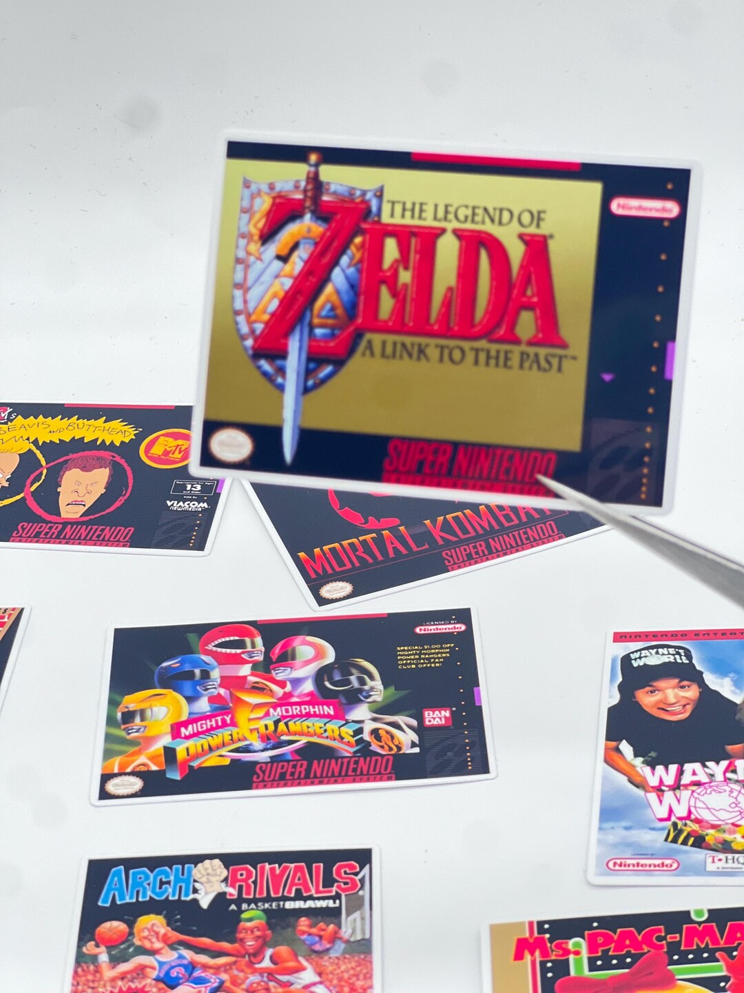 Retro NES and Super Nintendo USA Box Art Stickers for Gamers - Etsy