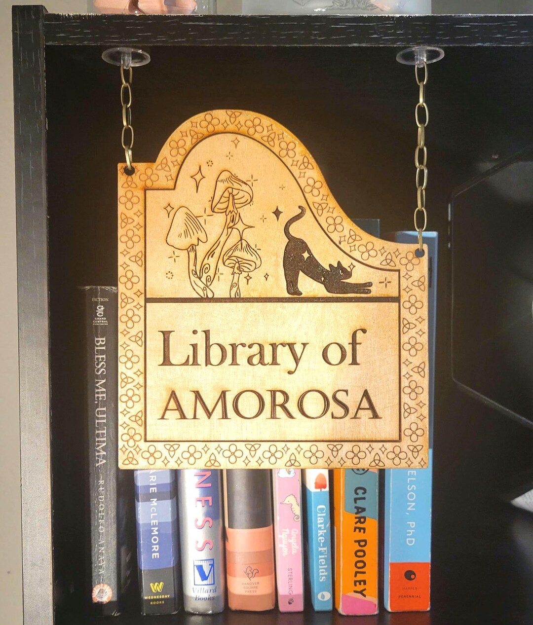 Customizable Bookshelf Sign - Etsy