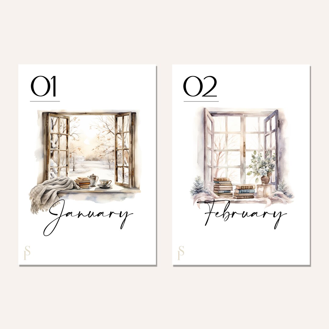 A Year of Windows Dashboards – Sticker or Vellum | Size Options - Etsy