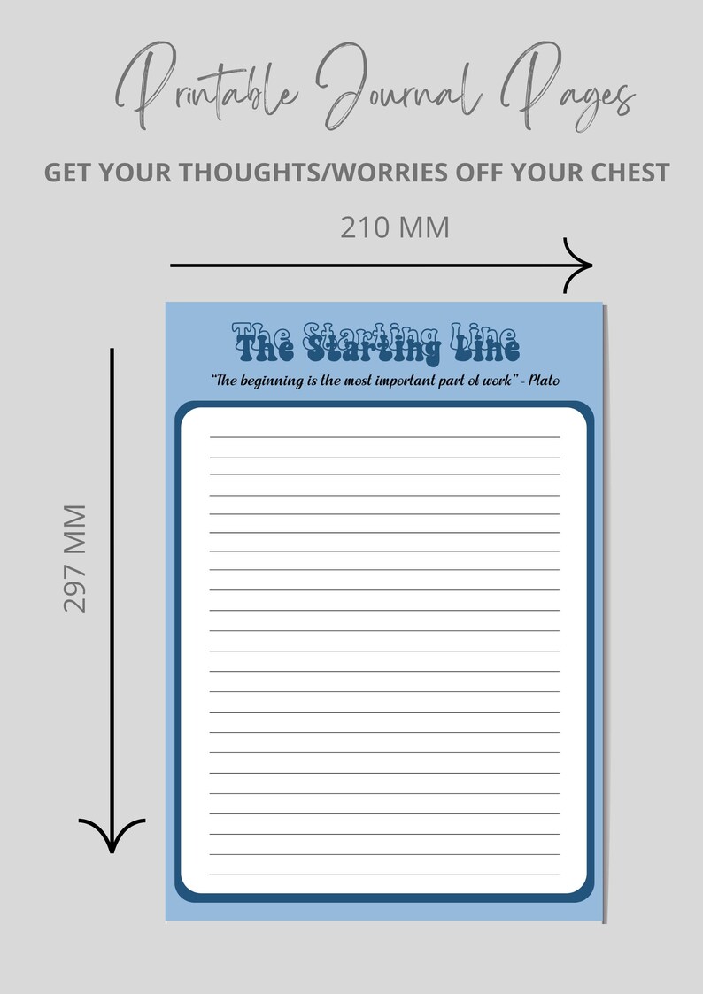Printable Well Being Journal, Printable Mental Health Journal, Mood ...