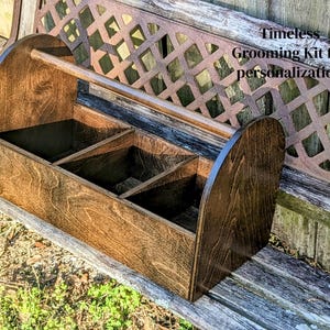 Handcrafted Hardwood Grooming Tote Box: Horse Show Barn Storage - Etsy