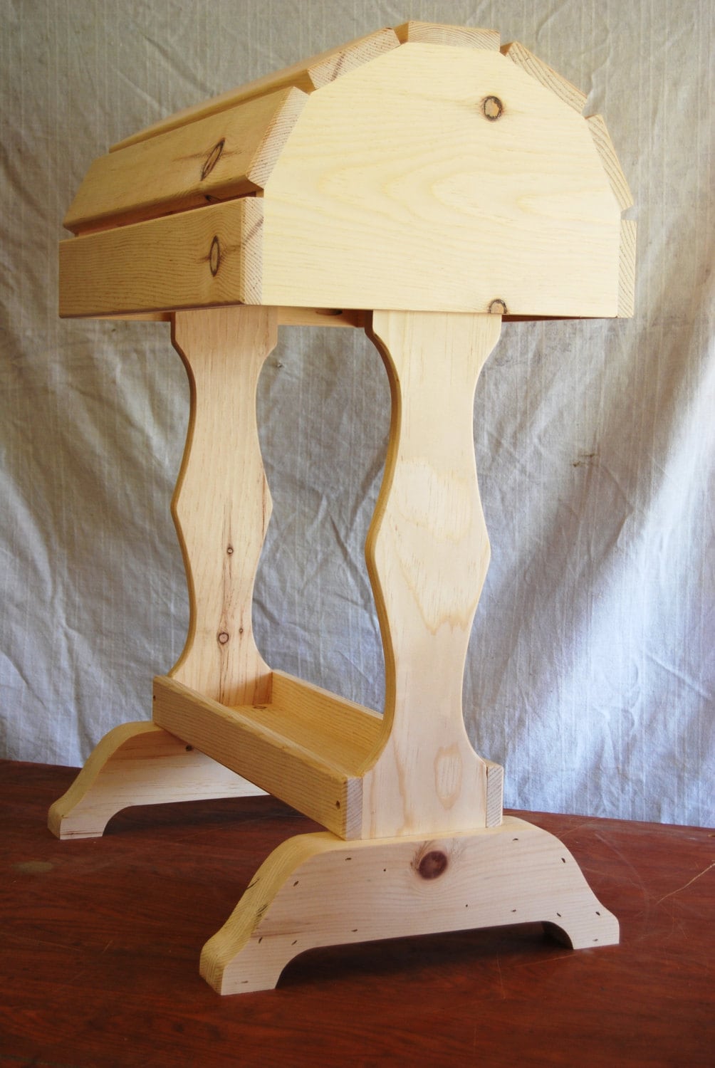 Solid Pine Wood Saddle Stand: Unfinished Equestrian Display - Etsy