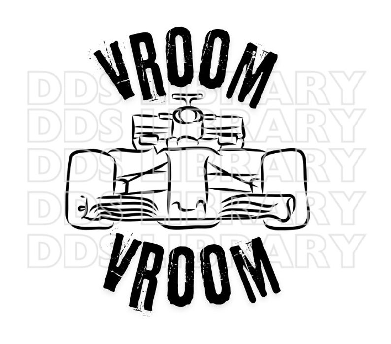 Formula 1-vroom Vroom-cricut SVG - Etsy