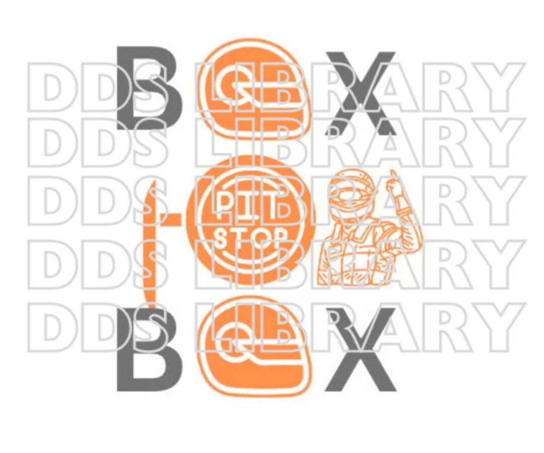Mclaren Box Box-formula 1-cricut SVG - Etsy