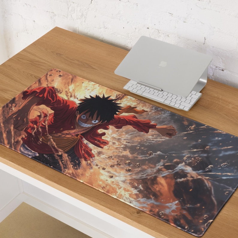 Anime Desk Mat, Long Desk Mats, Aesthetic Gaming Mousepad, Christmas ...