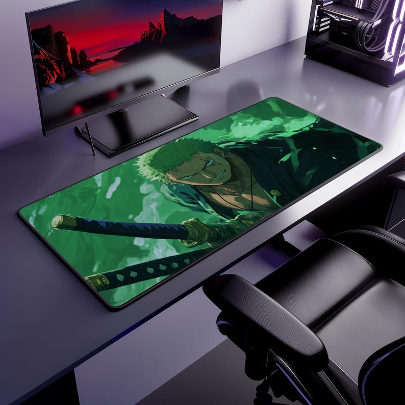 Anime Desk Mat, Long Desk Mats, Aesthetic Gaming Mousepad, Christmas ...