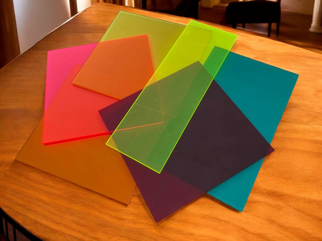 Translucent Acrylic Sheets – Colorful Plexiglass Tinted Panels (2–10mm ...