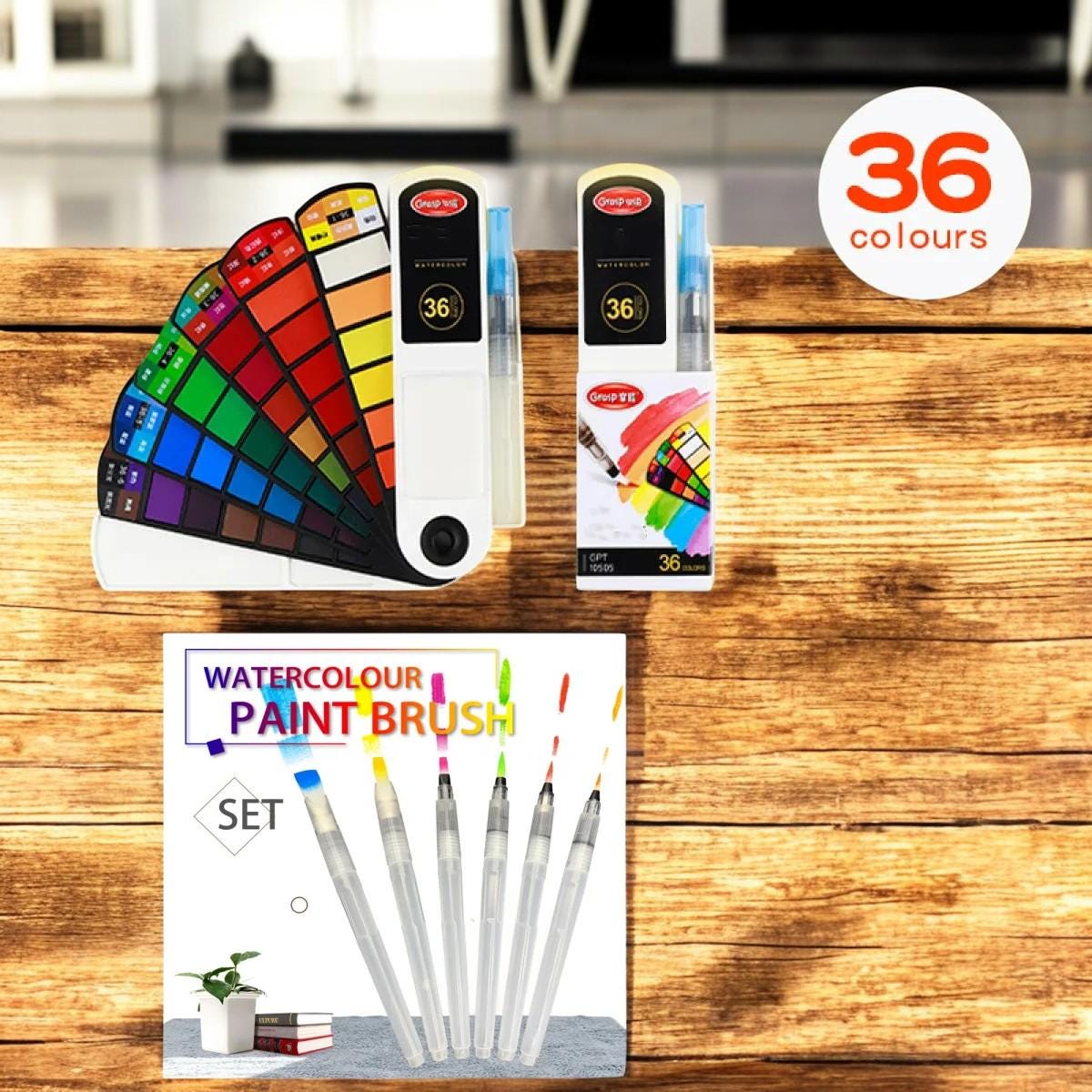 Paint Palette Set, Mini Paint Box, Portable Artist Paint Palette ...