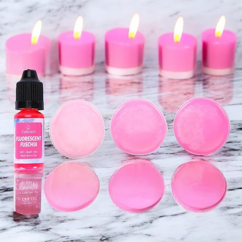 Light Pink Candle Dye Liquid - 10ml Delicate and Sweet Pigment for ...