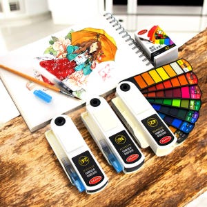 Paint Palette Set, Mini Paint Box, Portable Artist Paint Palette ...