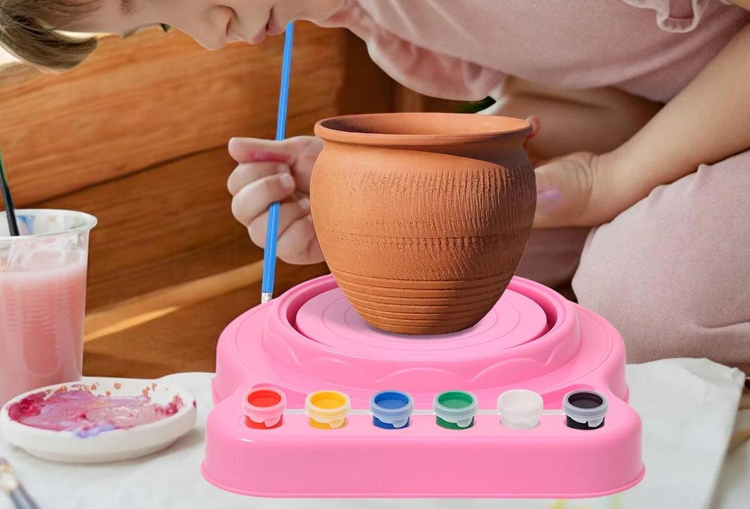 Kids Pottery Wheel Kit - Electric Pottery Wheel for Beginners - DIY ...