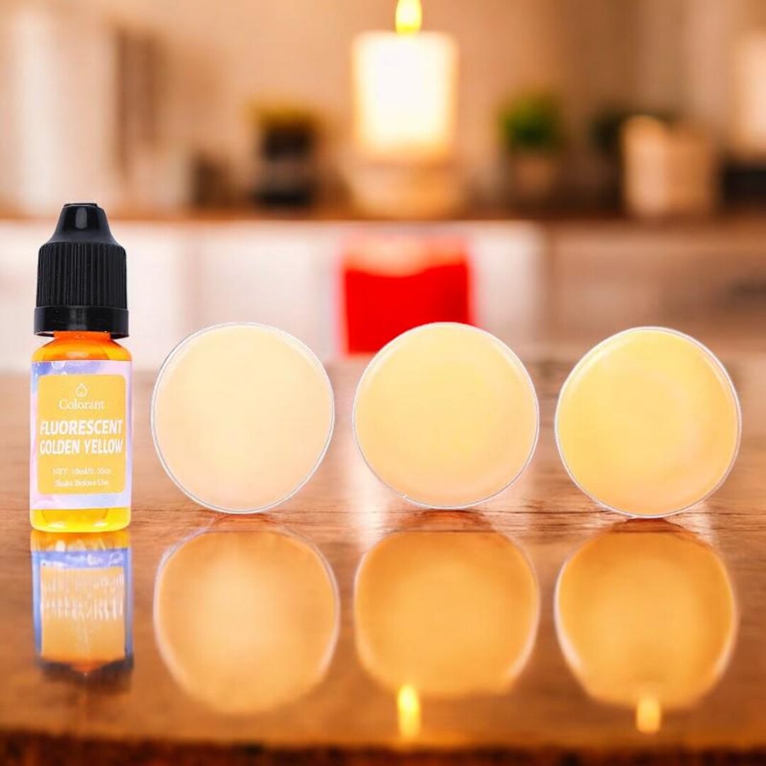 Lemon Yellow Candle Dye Liquid - 10ml Bright and Zesty Color for ...
