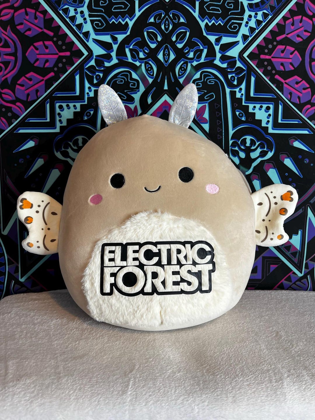 Electric Forest Custom Squishmallow, 12" Berit the Moth - Etsy